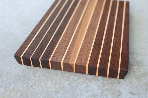Cutting Board - Black & Peruvian Walnut – Daniel Dunlap Woodworks